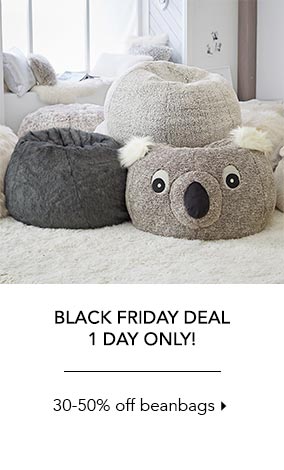 Ivory Polar Bear Faux Fur Beanbag Pbteen