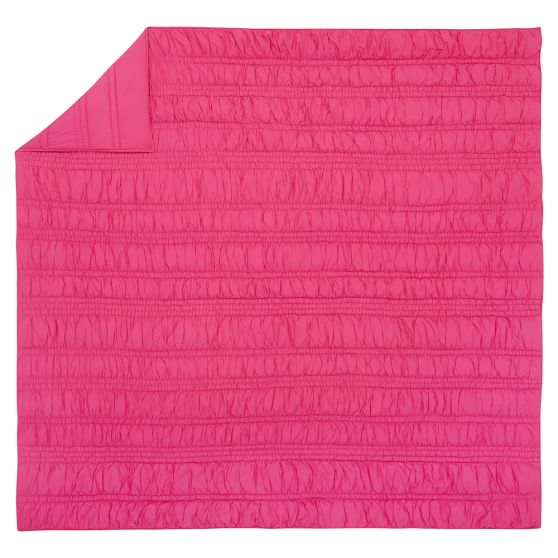 Ruched Quilt + Sham | PBteen