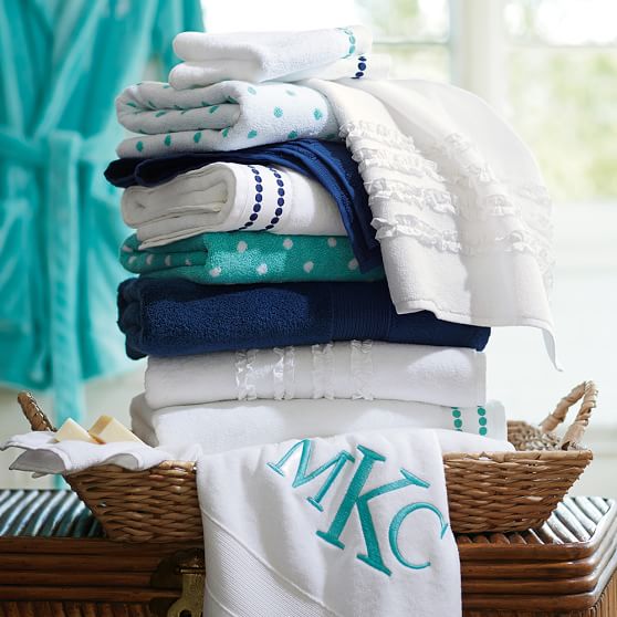 Pop Dot Bath Towels | PBteen