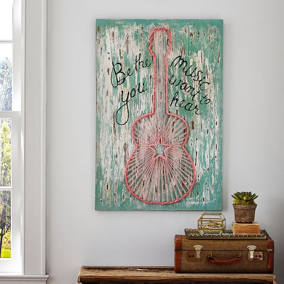 Junk Gypsy Be The Music You Hear Wall Art | PBteen Junk Gypsy Be The Music You Hear Wall Art | PBteen