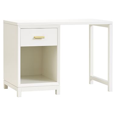Rowan 1-Drawer Single Pedestal Desk | PBteen