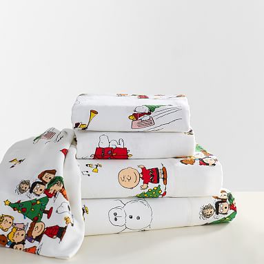 Peanuts® Flannel Sheet Set | PBteen