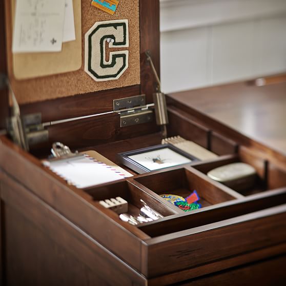 Customize-It Project Storage Pedestal Desk | PBteen