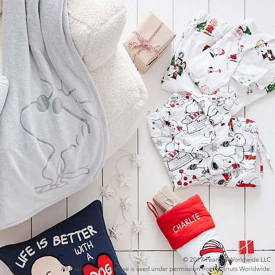 Peanuts® Flannel Snoopy® Multi Pajama Set | PBteen