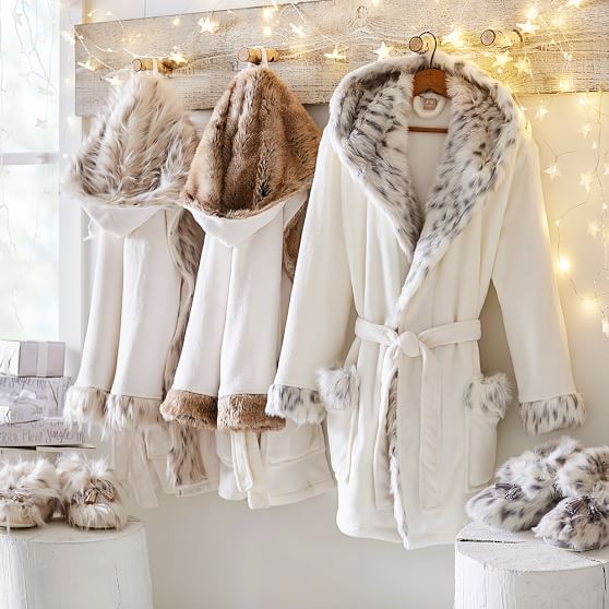 Faux-Fur Hooded Robe | PBteen