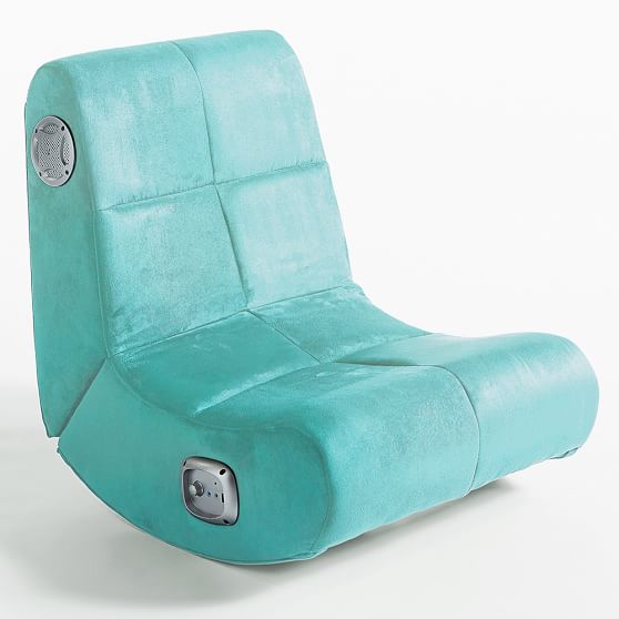 Suede Mini Rocker Speaker Chair | PBteen