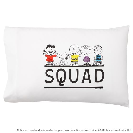 Peanuts® Squad Goals Pillowcases | PBteen