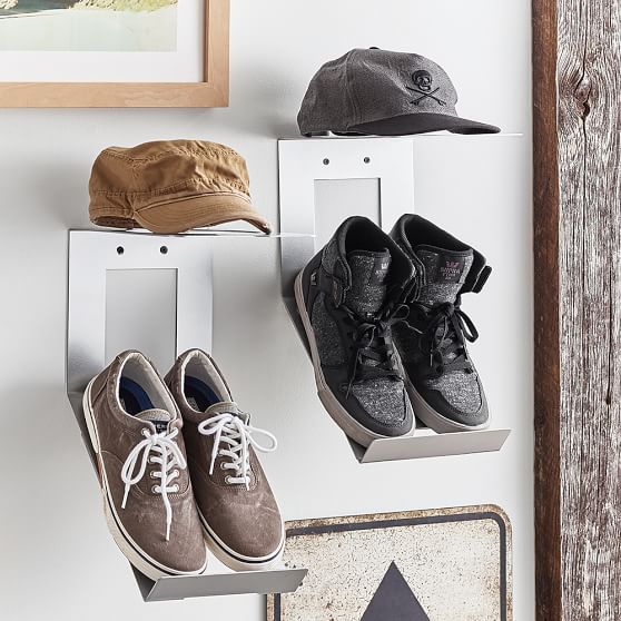 Shoe & Hat Metal Wall Organization | PBteen