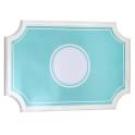 Scallop Framed Monogram Pinboard, Pool | PBteen