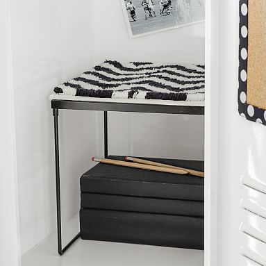Black Chevron Locker Rug | PBteen