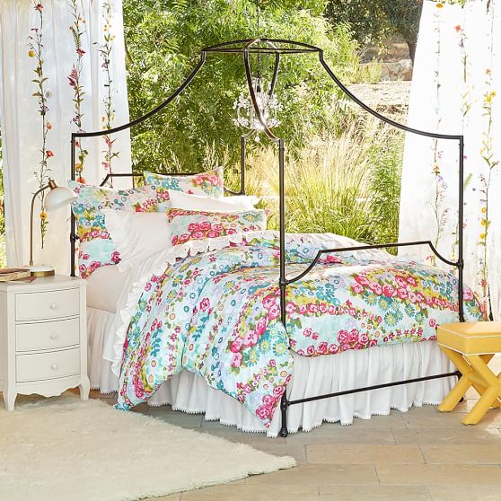 Beautiful Blooms Duvet Cover + Sham | PBteen