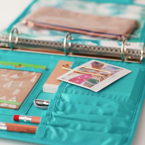 Gear-Up Pool Tie-Dye Homework Holder | PBteen