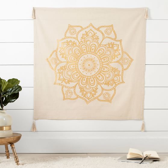 Gold Mandala Tapestry | PBteen