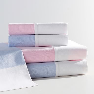 Chambray Cuff Sheet Set | PBteen