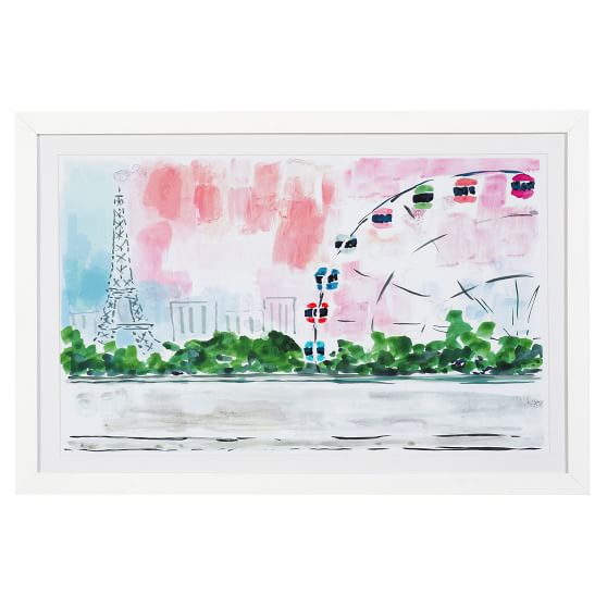 Framed Gallery Art By Evelyn Henson, Paris | PBteen