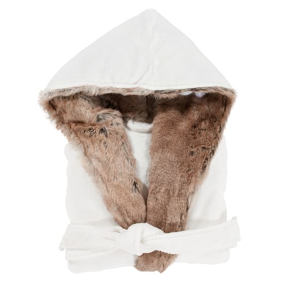 Faux-Fur Hooded Robe | PBteen