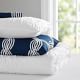 Ruched & Infinity Stripe Deluxe Value Duvet Set | PBteen