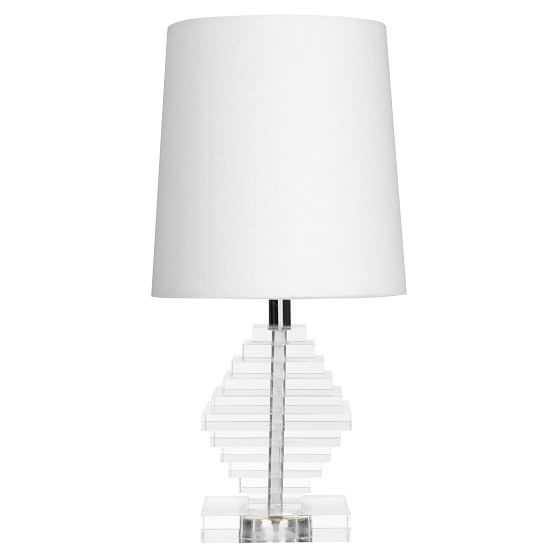 Acrylic Tiered Table Lamp | PBteen