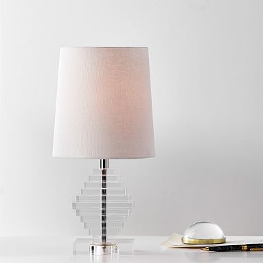 Acrylic Tiered Table Lamp | PBteen