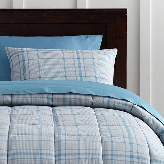 Colton Plaid Value Comforter Set with Sheets, Pillowcase, Comforter ...
