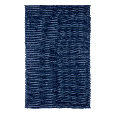 Textured Wool Rug, Navy | PBteen