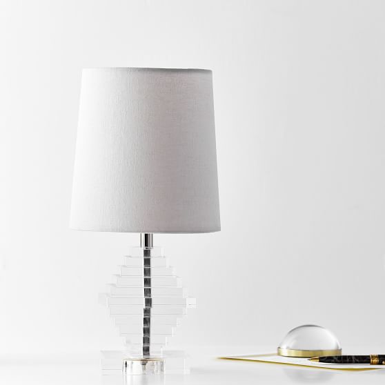 Acrylic Tiered Table Lamp | PBteen