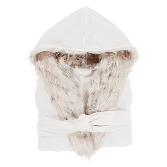 Faux-Fur Hooded Robe | PBteen