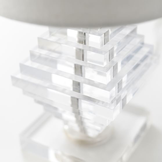 Acrylic Tiered Table Lamp | PBteen