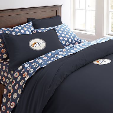NFL Patch Duvet Cover + Sham | PBteen