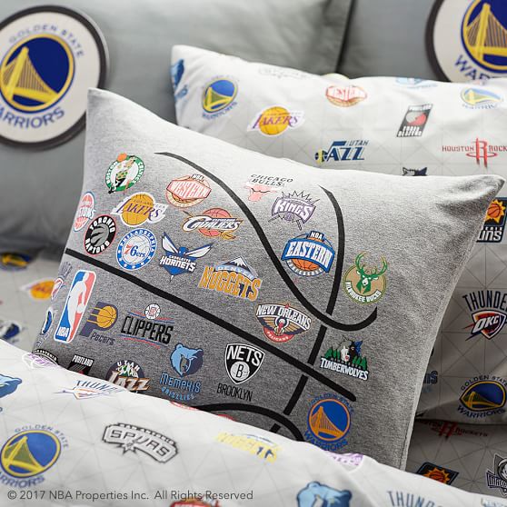 NBA Licensed Logo Pillow Cover | PBteen