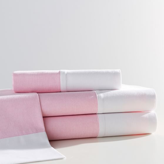 Chambray Cuff Sheet Set | PBteen