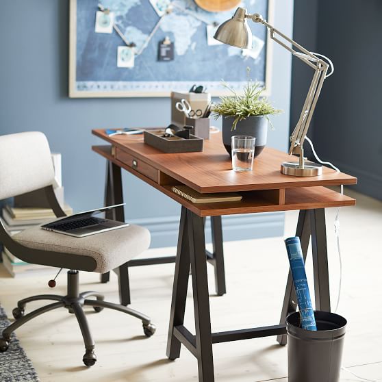Customize-It Storage A-Frame Desk | PBteen