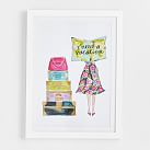 Passport and Luggage Tags Framed Gallery Art By Evelyn Henson, 18x24 ...