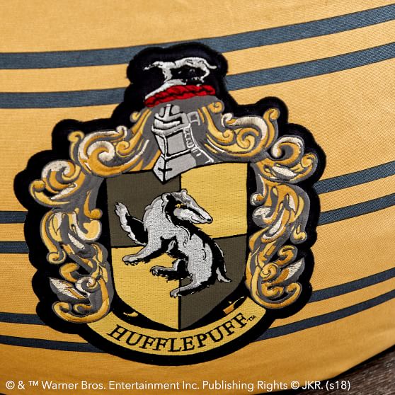HUFFLEPUFF™ Yellow Beanbag | PBteen