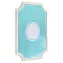 Scallop Framed Monogram Pinboard, Pool | PBteen