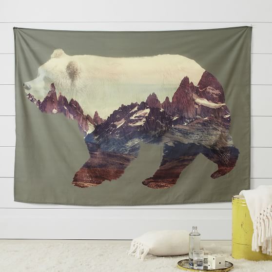 Northwest Bear Tapestry | PBteen