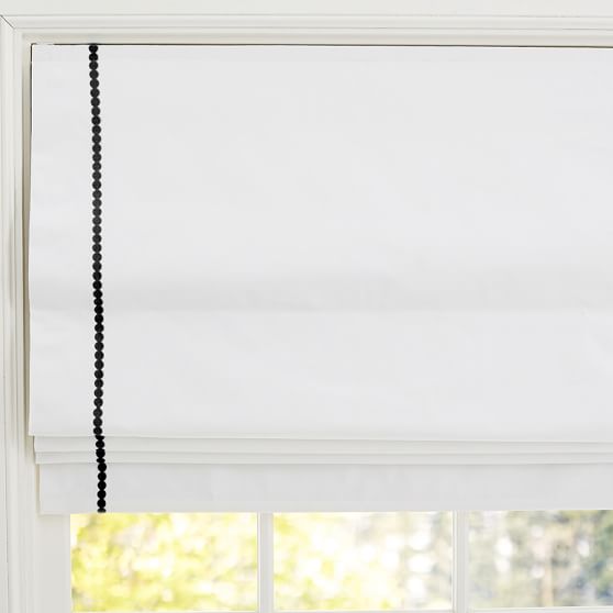 Pop Dot Roman Shade With Blackout Lining | PBteen