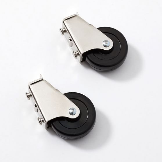 Silver Dorm Trunk Wheels, Set of 2 | PBteen