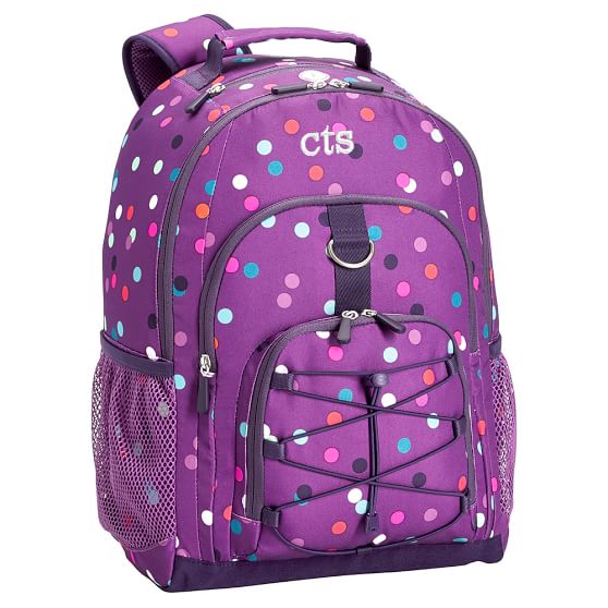 Gear-Up Light Purple Confetti Multi Dot Backpack | PBteen