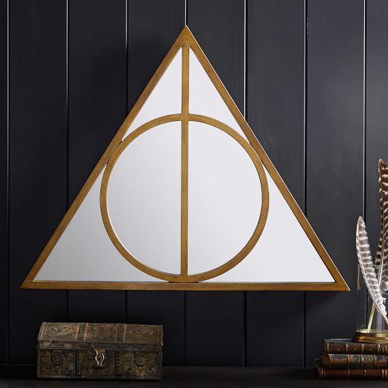 HARRY POTTER™ DEATHLY HALLOWS™ Decorative Mirror | Pottery Barn Teen