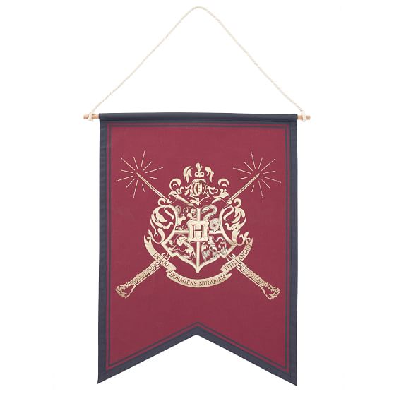 HARRY POTTER™ HOGWARTS™ Crest Scroll | Wall Decor | Pottery Barn Teen