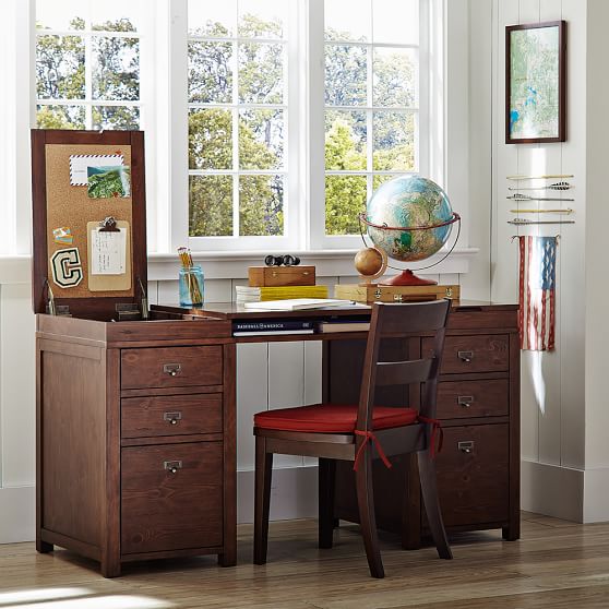 Customize-It Project Storage Pedestal Teen Desk | Pottery Barn Teen