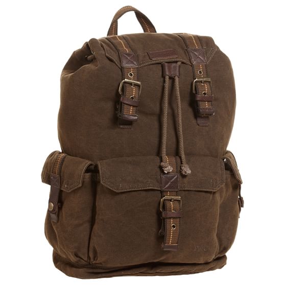 Brown Canvas Teen Backpack by Bed Stu | Clearance | Pottery Barn Teen
