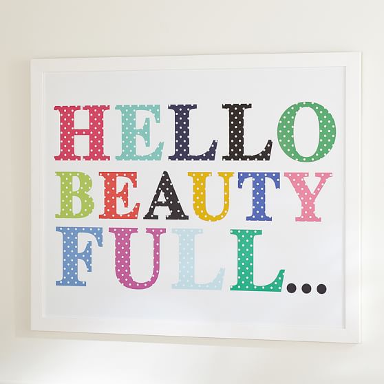 Hello Smile Wall Art | Wall Prints | Pottery Barn Teen