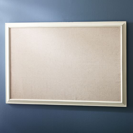 Monogram Linen Framed Pinboard | Wall Organizers | Pottery Barn Teen