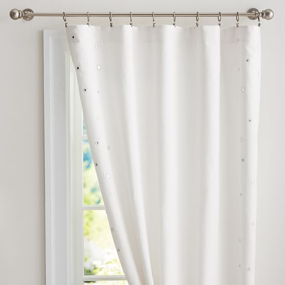 Linen Mirror Curtain - Sale | Pottery Barn Teen