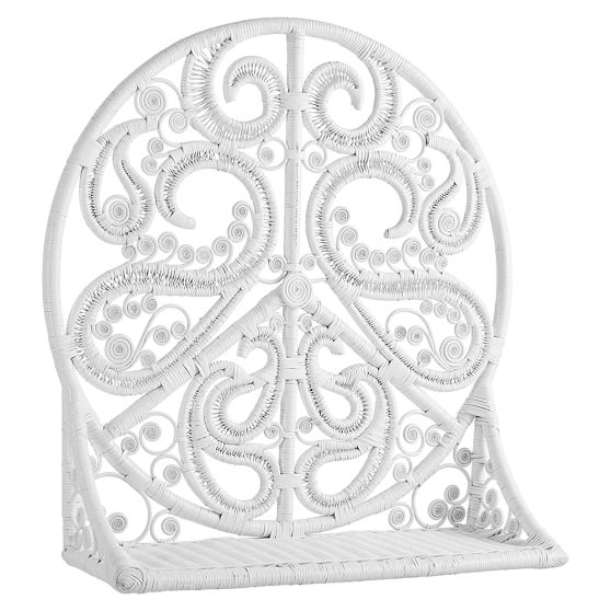 Wicker Peace Shelf | Pottery Barn Teen