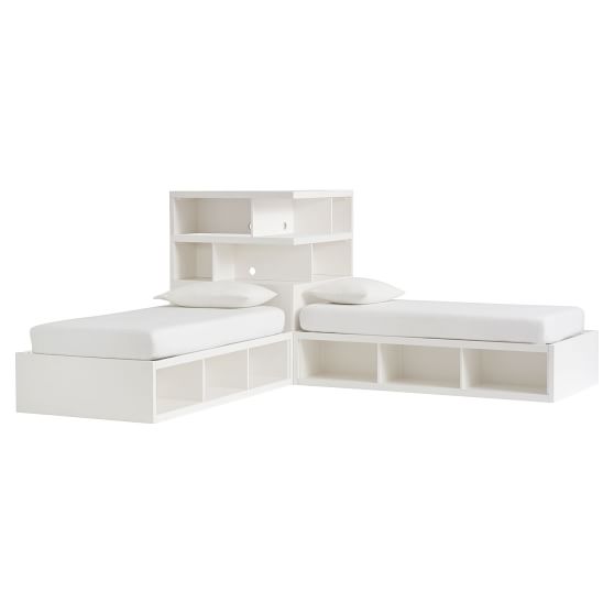 Store-It Corner Bed Unit Superset | Teen Bedroom Set | Pottery Barn Teen