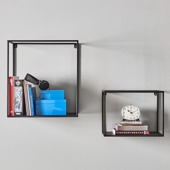 Open Cube Floating Shelves - Set of 2 | Pottery Barn Teen