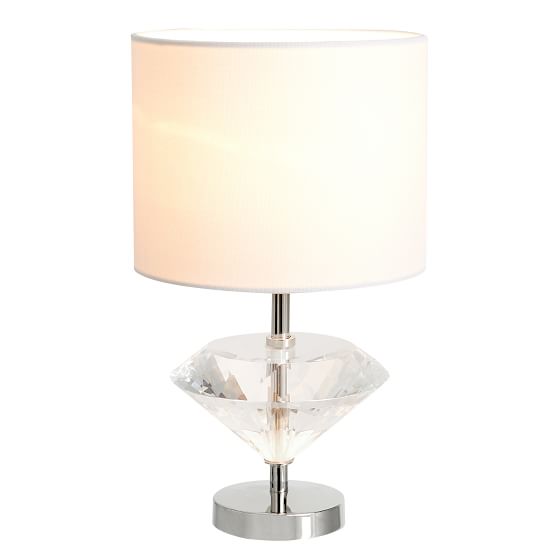 Faceted Gem Table Lamp | Pottery Barn Teen